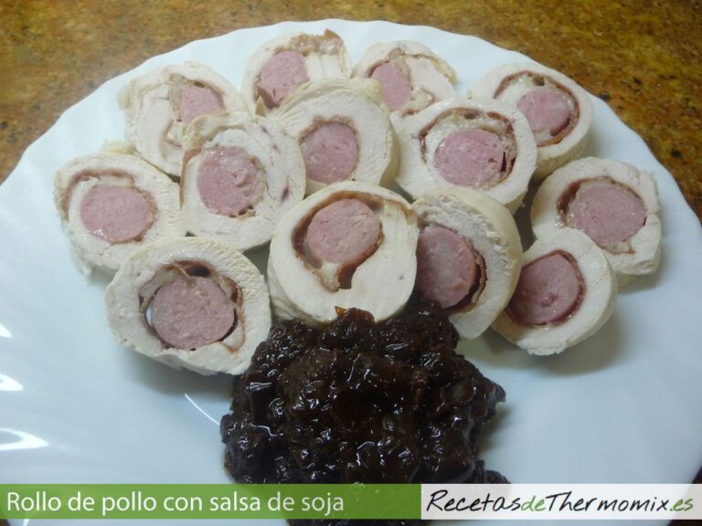 Delicioso Rollo de Pollo relleno de Bacon y Queso: Una opción saludable ...